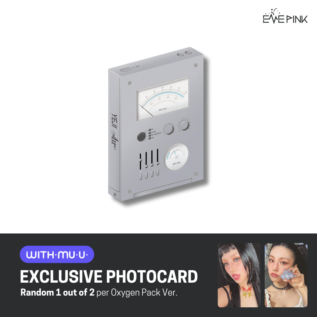 YEJI (ITZY 예지) ALBUM - [Air] (Oxygen Pack Ver. +EXCLUSIVE PHOTOCARD) – EVE PINK K-POP