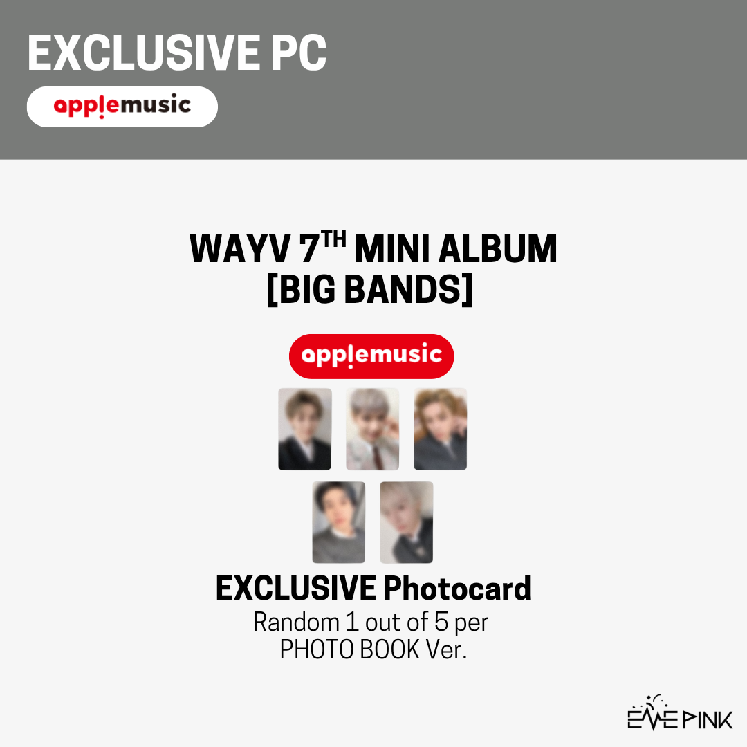 WAYV (웨이션브이) 7th Mini Album - [BIG BANDS] (Photo Book Ver. +EXCLUSIVE ...