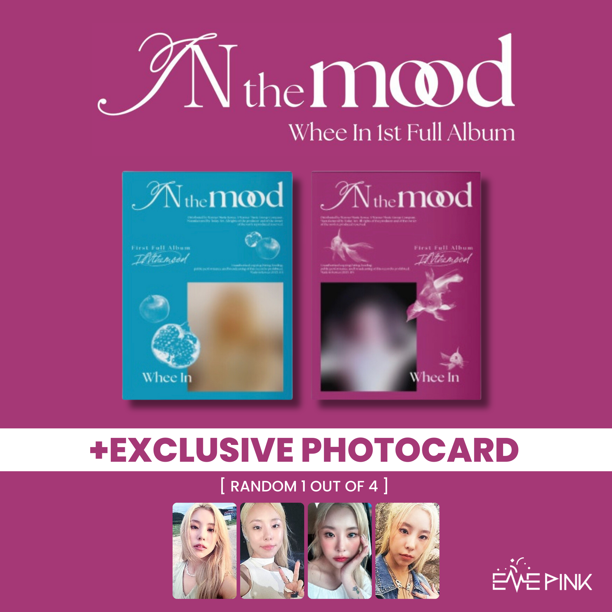 WHEE IN (휘인) 1ST FULL ALBUM - [IN THE MOOD] (PHOTOBOOK VER + EXCLUSIVE ...