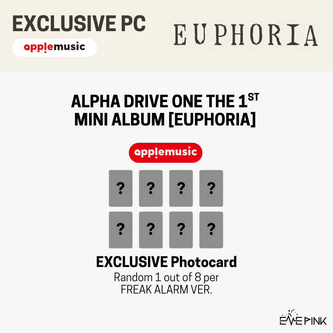 [PRE-ORDER] ALPHA DRIVE ONE 1st Mini Album - [EUPHORIA] (FREAK ALARM v ...