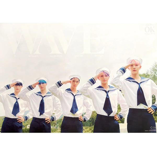 CIX - OK PROLOGUE : BE OK (STORM VER) OFFICIAL POSTER – EVE PINK K-POP