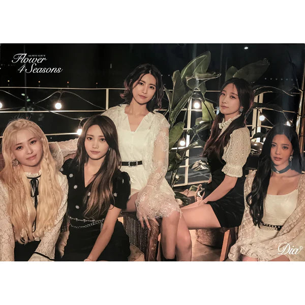 DIA - FLOWER 4 SEASONS (SEASON VER) OFFICIAL POSTER – EVE PINK K-POP