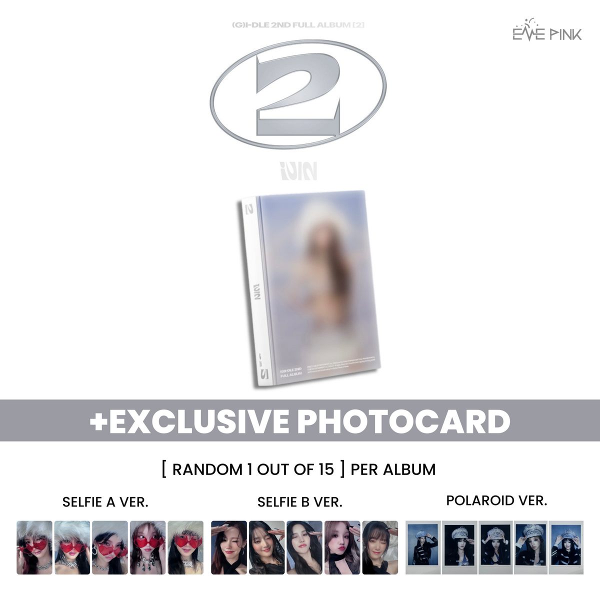 [PRE-ORDER] (G)I-DLE ((여자)아이들) 2ND FULL ALBUM - [2] (+EXLUSIVE PHOTOCA ...