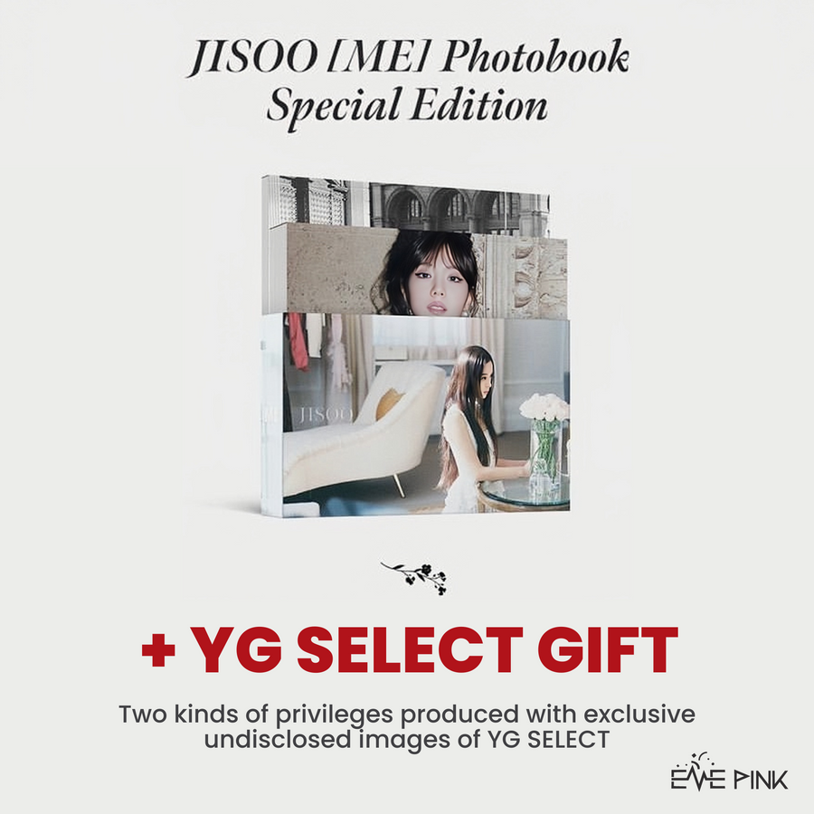[PRE-ORDER] JISOO (지수) - JISOO [ME] PHOTOBOOK [SPECIAL EDITION] (+ YG – EVE PINK K-POP