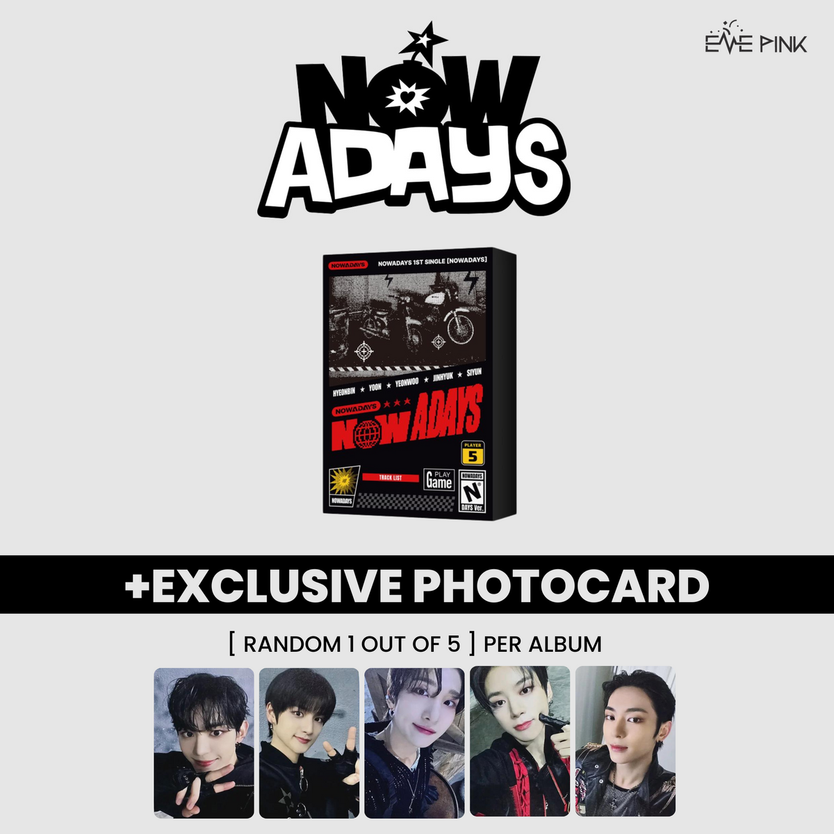 NOWADAYS (나우어데이즈) 1ST SINGLE ALBUM - [NOWADAYS] (+EXCLUSIVE PHOTOCARD ...