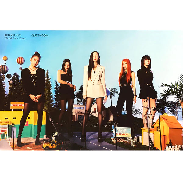 RED VELVET - QUEENDOM (PHOTOBOOK/QUEENS VER) OFFICIAL POSTER - CONCEPT ...