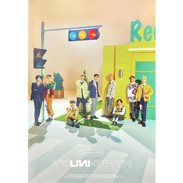 YOUNITE - YOUNI-BIRTH (AURORA VER) OFFICIAL POSTER – EVE PINK K-POP