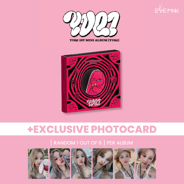 YUQI (우기) 1ST MINI ALBUM - [YUQ1] (+EXCLUSIVE PHOTOCARD) – EVE PINK K-POP