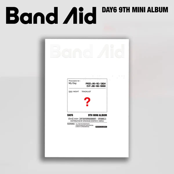 DAY6 (데이식스) 9TH MINI ALBUM - [Band Aid] – EVE PINK K-POP