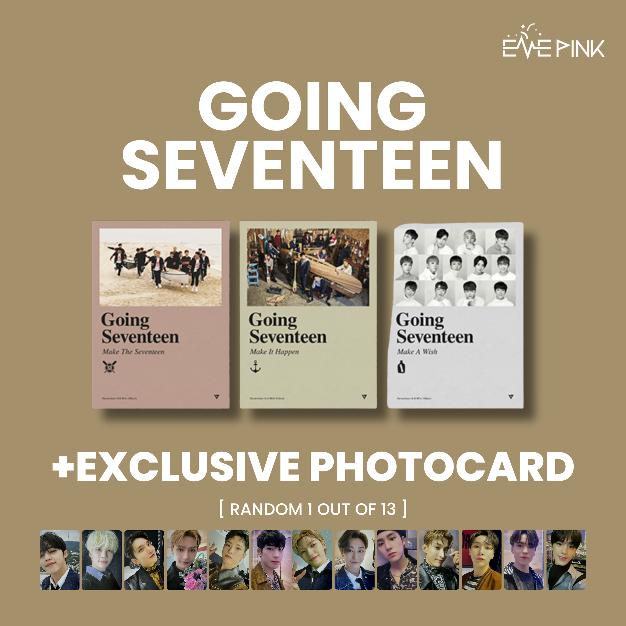 SEVENTEEN (세븐틴) 3RD MINI ALBUM - [Going Seventeen] (RE-RELEASE) (+EXCL ...